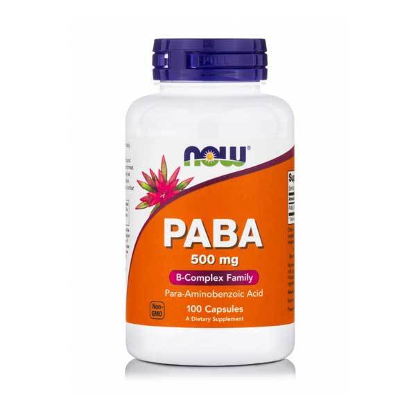 Now PABA 500mg 100 Capsules – Medone