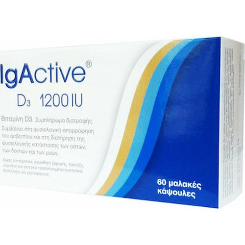 IgActive Vitamin D3 1200iu 60 soft capsules – Medone